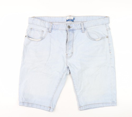 Next Men's Blue Denim Slim Fit Shorts Size 38 Casual Summer | eBay
