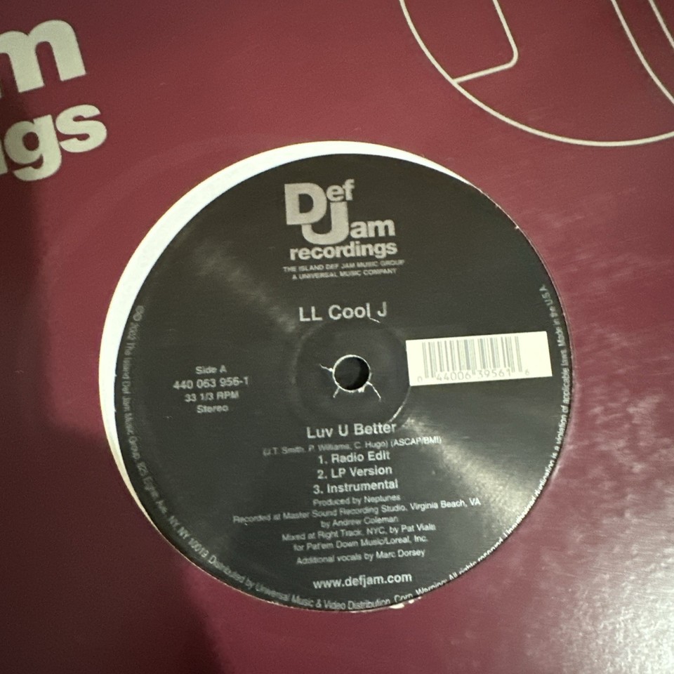LL Cool J - Luv U Better 12” | eBay