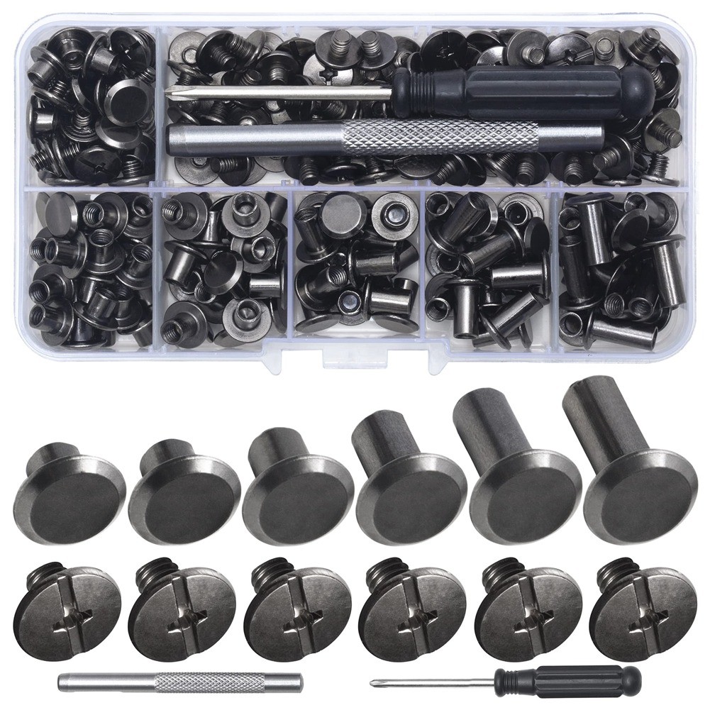 Chicago Screw Leather Rivets Assorted Screw Rivets M5 Chicago ...