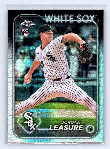 Jordan Leasure 2024 Topps Chrome Update #USC94 Prism Refractors Rookie ...