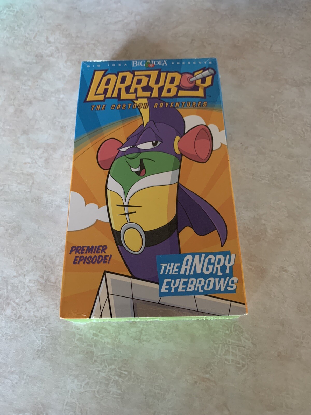 Veggie Tales Larryboy The Angry Eyebrows VHS Tape Movie Cartoon 2002 ...