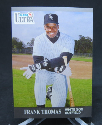 1991 Fleer Ultra Frank Thomas Chicago White Sox #85 PACK FRESH | eBay