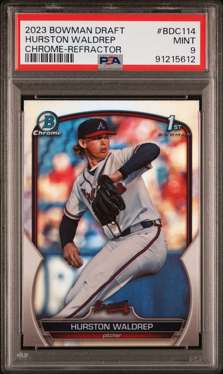 2023 Bowman Draft - Chrome Refractor #BDC-114 Hurston Waldrep (RC) for ...