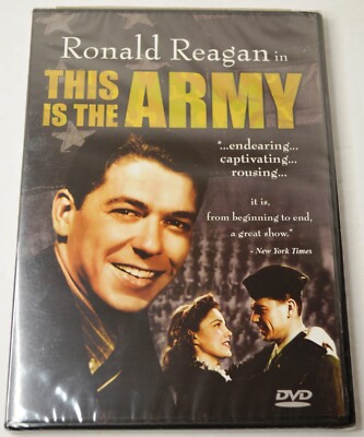 1943 THIS IS THE ARMY 2004 THIN CASE SEALED NEW STARRING RONALD REAGAN ...