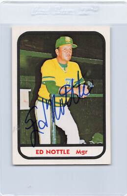 1981 Tacoma Tigers #6 Ed Nottle Signed Auto *J5578 | eBay