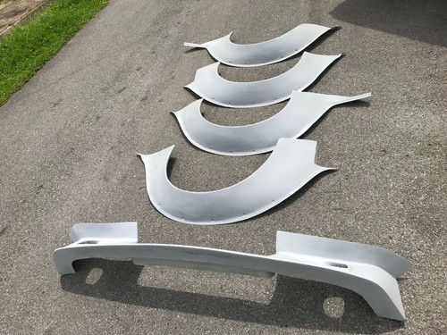 JDM works Fender Flares arch over chin lip spoiler fit Mazda RX7 SA22C ...