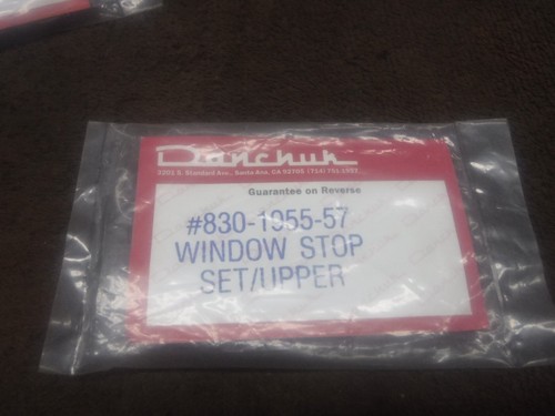 1955,56,57 Chevrolet Car Upper Window Stop Set New Danchuk # 830 | eBay