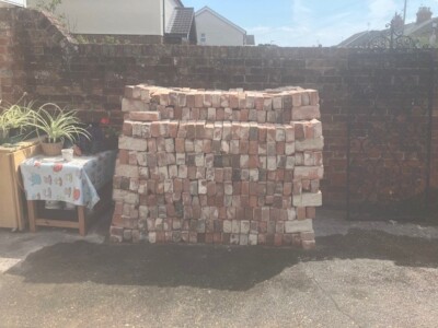 reclaimed soft red bricks, majority have at least 1 good stretcher or ...
