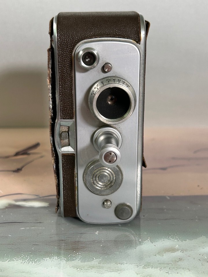 VINTAGE BELL & HOWELL FILMO AUTO-8 CAMERA W/LEATHER CASE [WORKS] | eBay