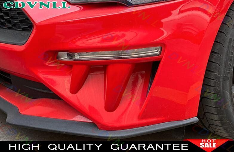 For Ford Mustang 2018-2021 Bright Red Exterior Fog Light Lamp Strip ...