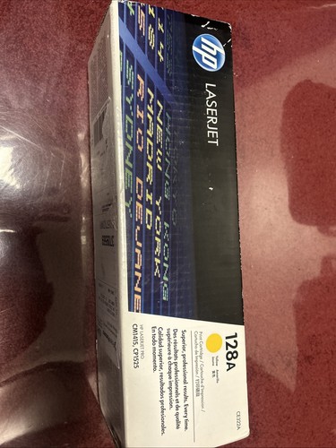 HP 128A Yellow Original LaserJet Toner Cartridge, CE322A | eBay