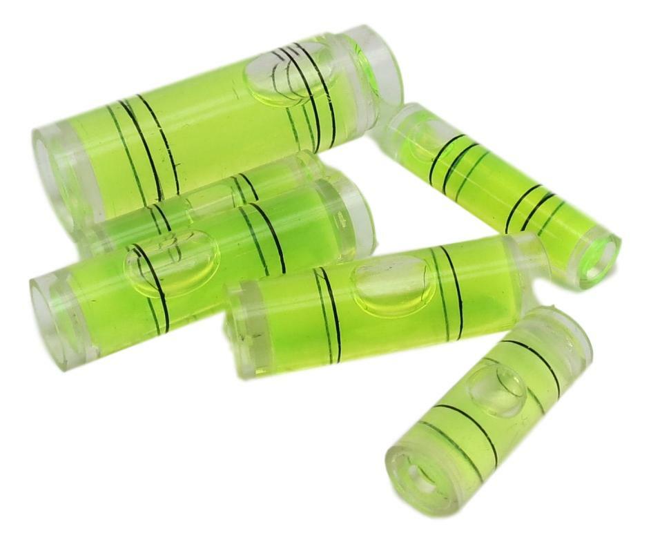 Tube Round Plastic Level Bubble Mini Spirit Levelling Building Kitchens ...
