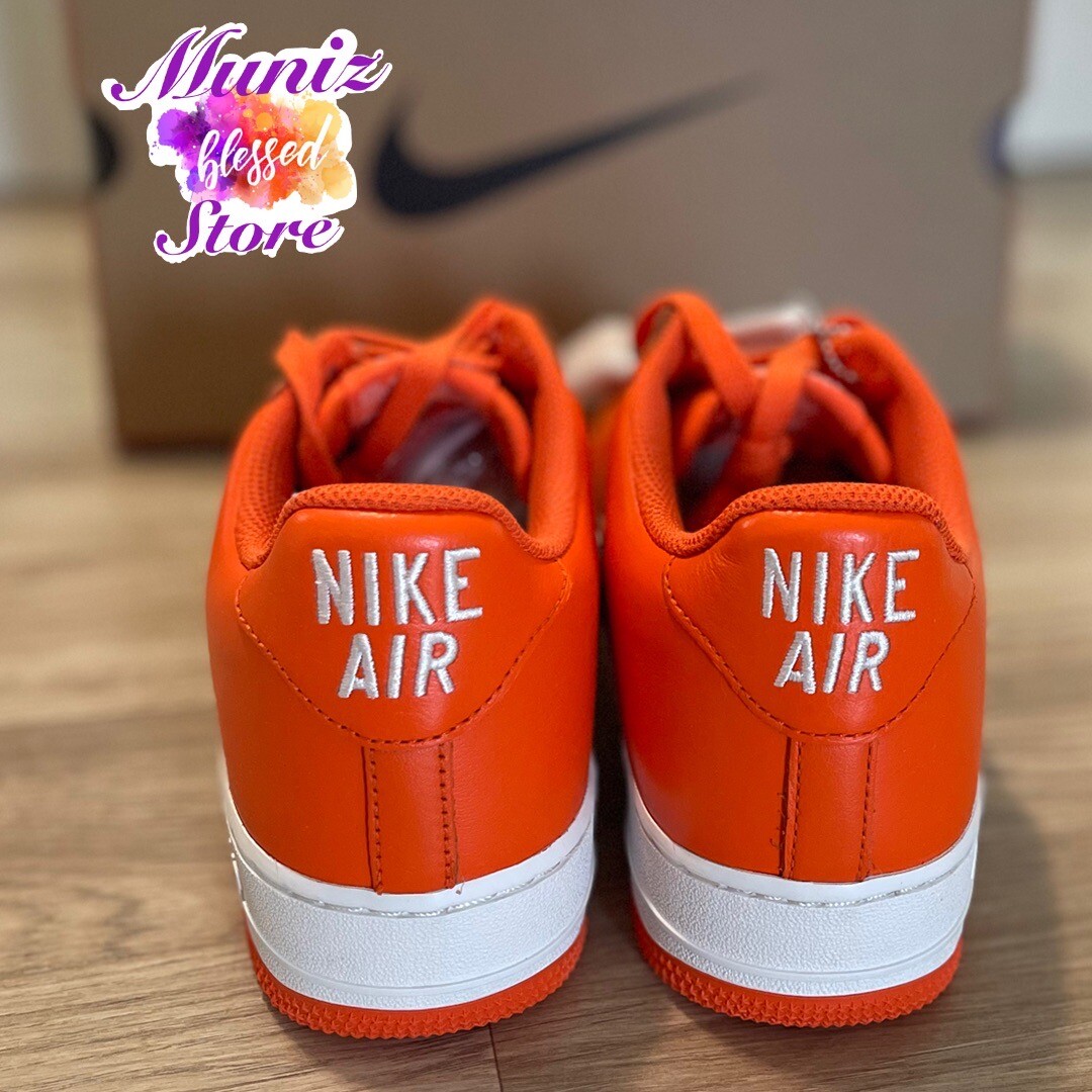 OG Nike Air Force 1 Low Men Sz 8.5 Jewel Safety Orange AF1 High Retro 1 ...