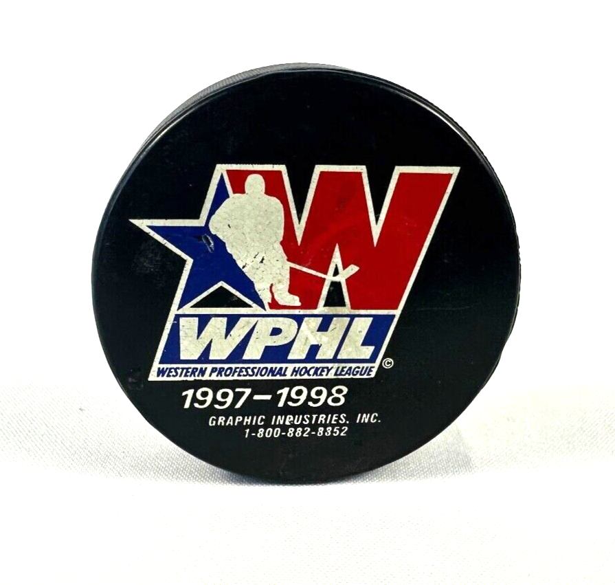 WPHL New Mexico Scorpions League Reverse Official Game Hockey Puck | eBay
