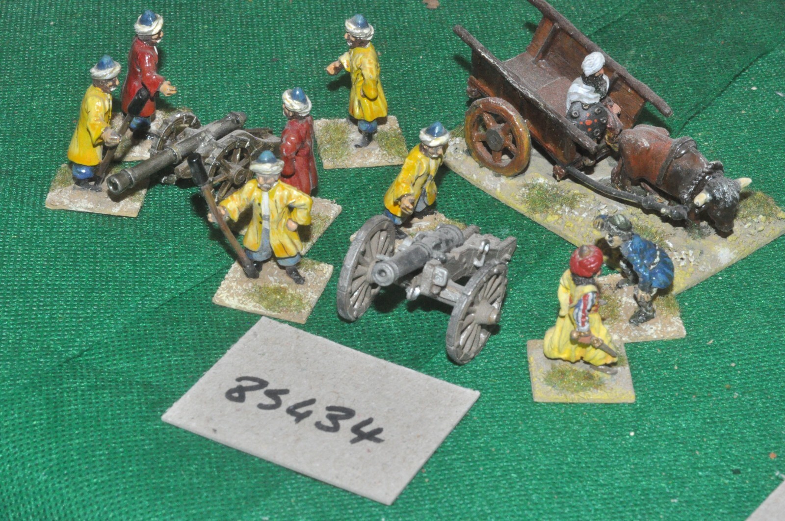 28mm renaissance / ottoman turkish - 2 guns & crews - art (85434) | eBay