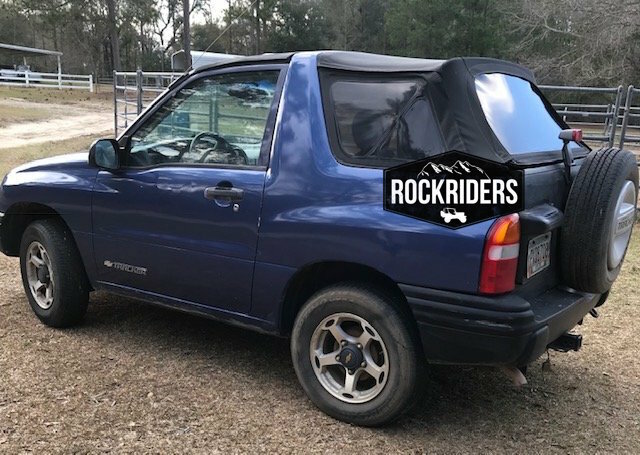 1999-2002 Geo Tracker and Suzuki Vitara Soft Top Black with Tinted ...