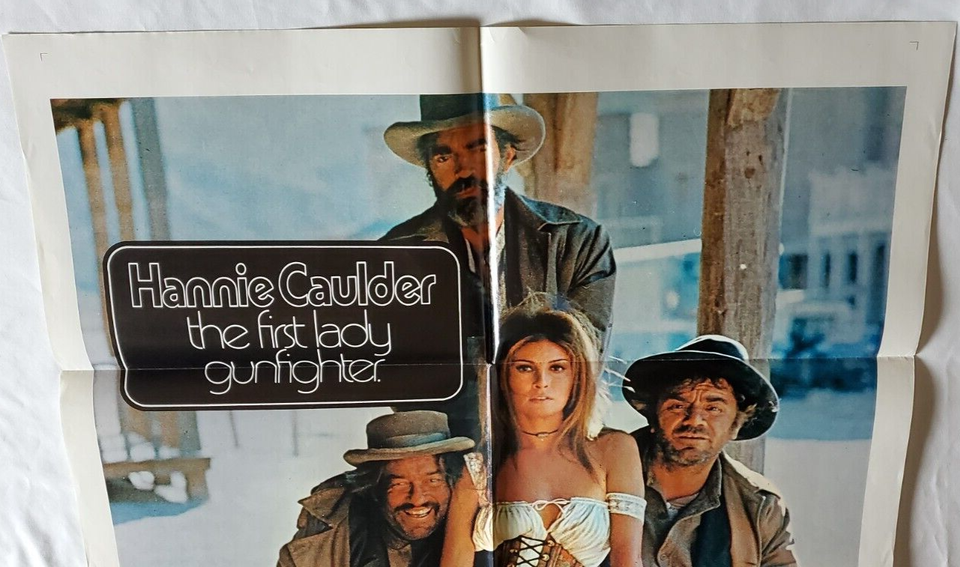 Raquel Welch "Hannie Caulder" First Lady Gunfighter 1sh Original Movie ...