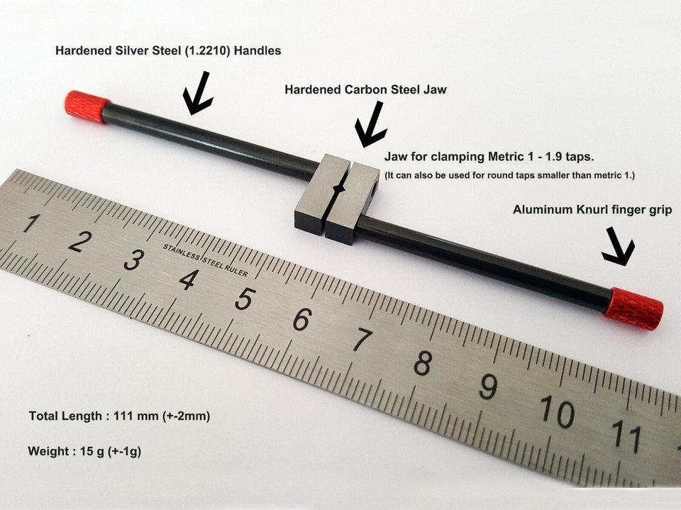 Micro Die Holder & Tap Wrench for Watchmaker Jewelry Model maker Micro ...
