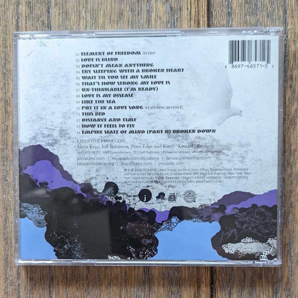 Element of Freedom by Alicia Keys (CD, 2009) 886974657125| eBay