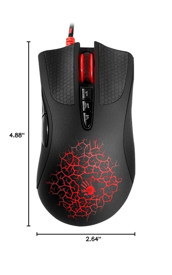 BLOODY AL90 Optical Gaming Mouse with Light Strike (LK) Optical Switch ...