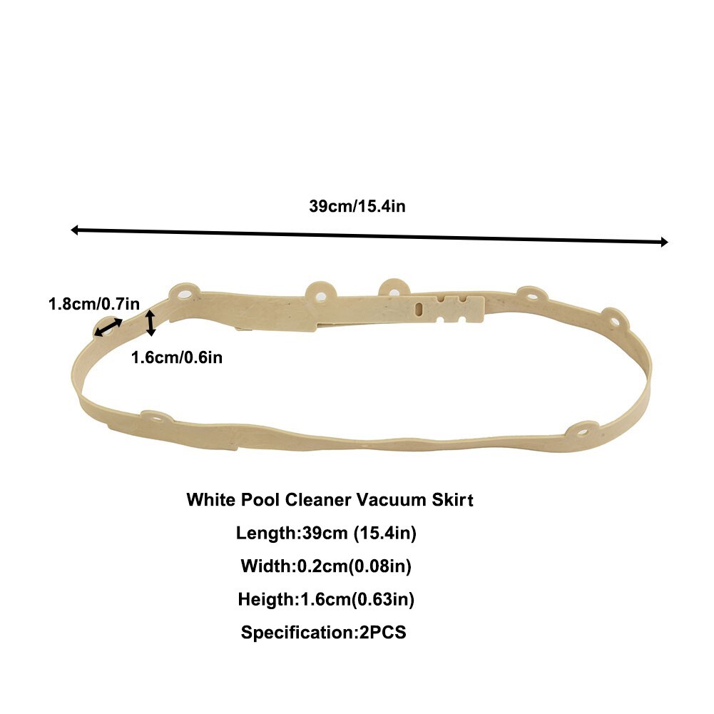 Tools Pool Cleaner Vacuum Skirt Great White Kreepy Krauly 2PCS/Set For ...