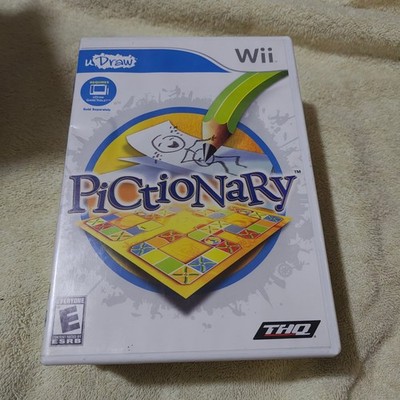 Pictionary Standard Case Wii Game THQ uDraw Compatible | eBay
