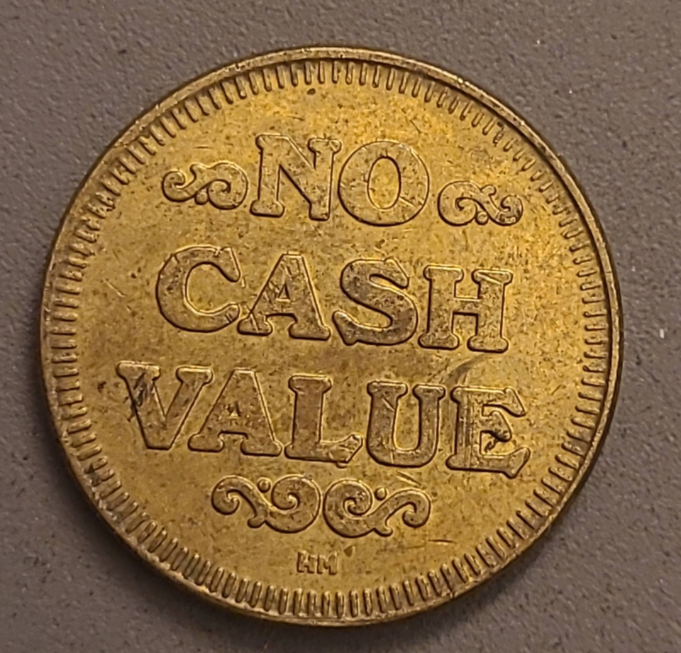 Vintage Jungle Jim's Playland Metal Arcade Game Token - No Cash Value ...