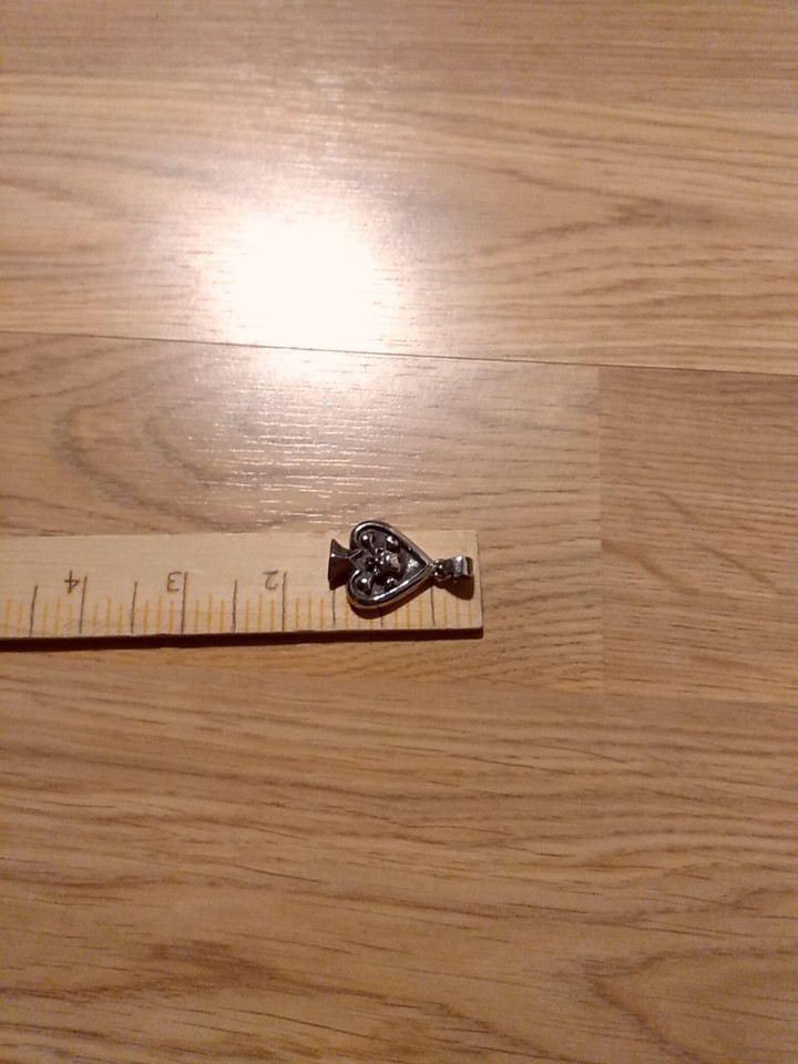 Ace Of Spades Charm With Skull And Bones | eBay UK