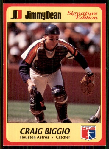 1991 Jimmy Dean Signature Edition #16 Craig Biggio Houston Astros | eBay
