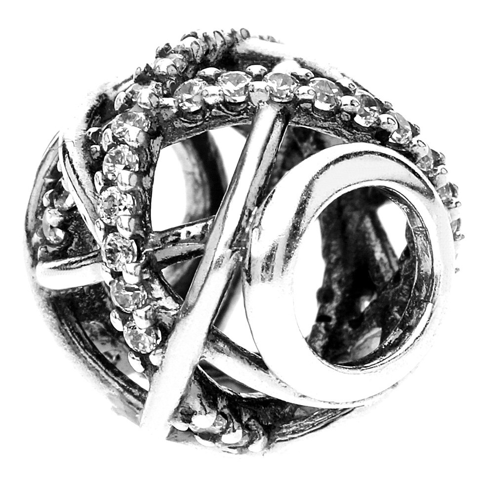 NEW Genuine Pandora Silver & CZ Sparkling Galaxy Openwork Charm ...