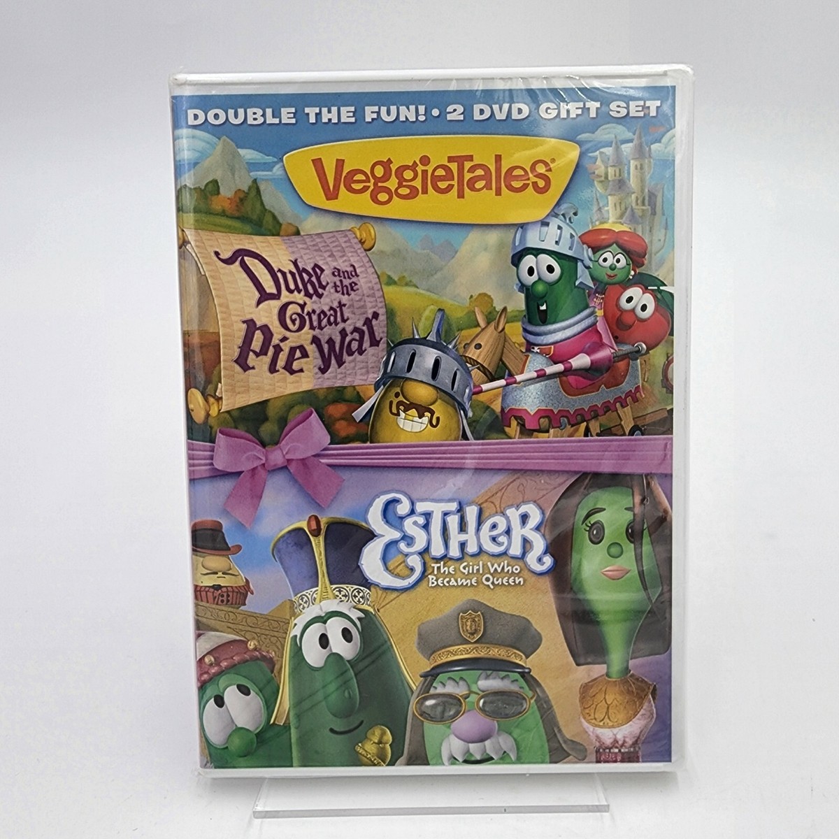 Veggietales Duke Lot Of 3 VeggieTales DVDs Holiday Pack, Duke And The