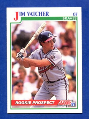 1991 SCORE #341 JIM VATCHER | eBay