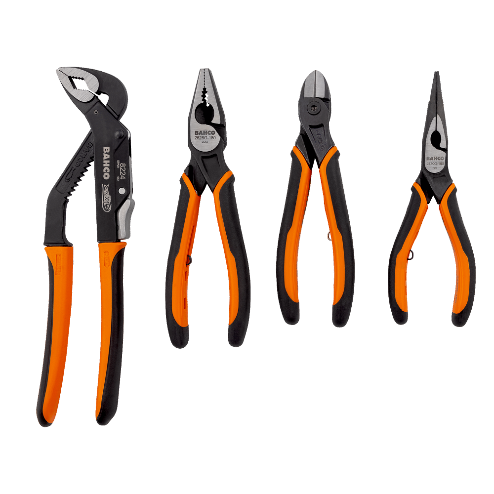 Bahco 9897 ERGO All Round Pliers Tool Set - 4 Piece for sale online | eBay