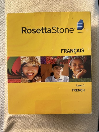 Rosetta Stone French/Francais Level 1 Set for PC (Windows and Mac ...