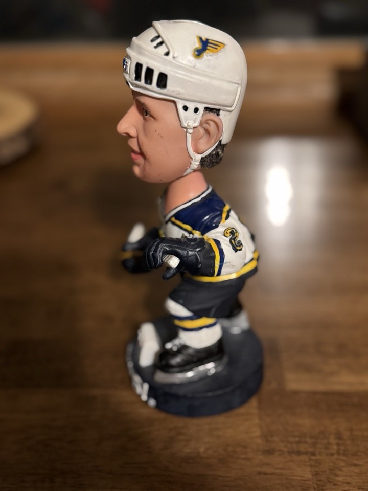 St. Louis Blues Al MacInnis Mobil Pepsi Logo Bobblehead Nodder NHL HOF ...
