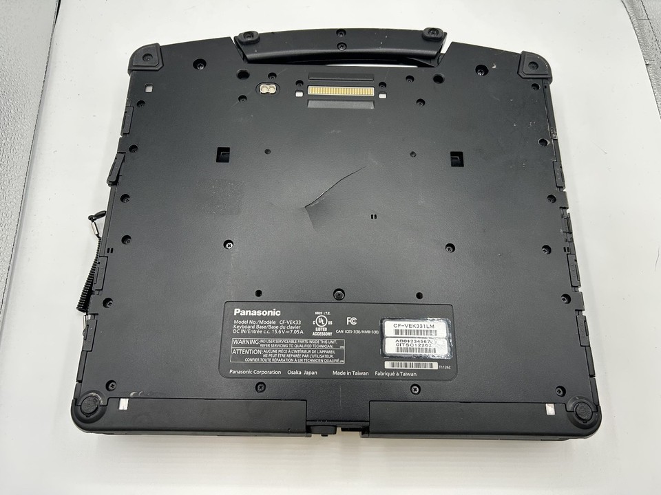 Panasonic ToughBook CF-33 BIOS Lock Dim Screen Bad Keyboard No Battery ...