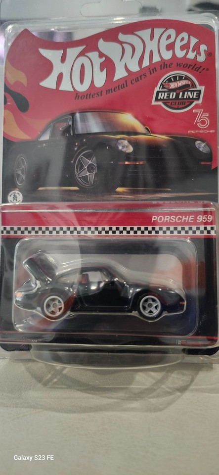 Hot Wheels Red Line Club RLC Exclusive Black Porsche 959 | eBay