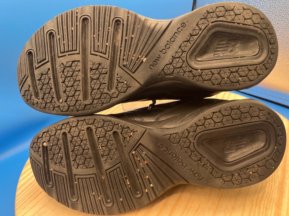 New Balance 609 Sneakers Shoes Men's 10.5/EU44.5 Black Leather Training ...