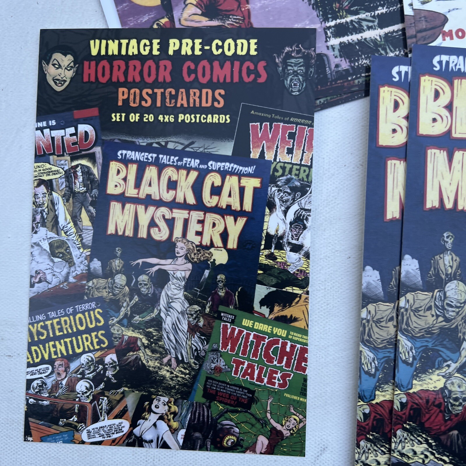 Halloween Vintage Pre-Code Horror Comics Postcards Set of 20 4x6 Asylum ...