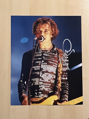 GAVIN ROSSDALE HAND SIGNED 8x10 PHOTO AUTOGRAPHED BUSH BAND LEAD SINGER ...