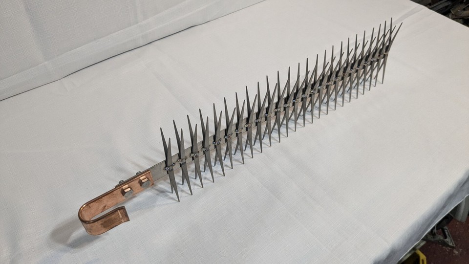 Aluminum Anodizing Titanium Rack 24" 50 stations 2 way Anodize Holder ...