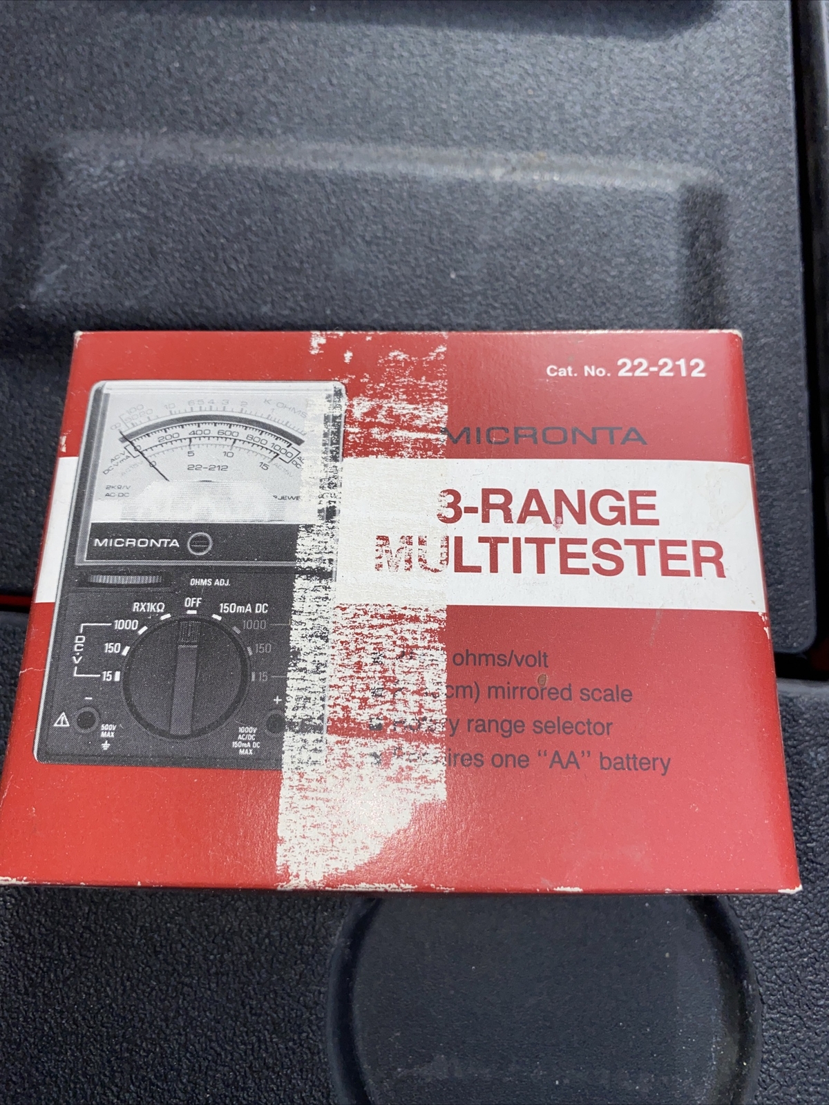 Vintage Micronta 8 Range Multitester Model 22-212 Boxed for sale online ...