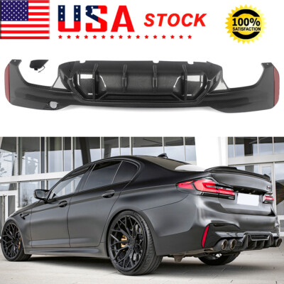 M Competition Style Rear Diffuser Carbon Look For BMW G30 540i F90 M5 ...