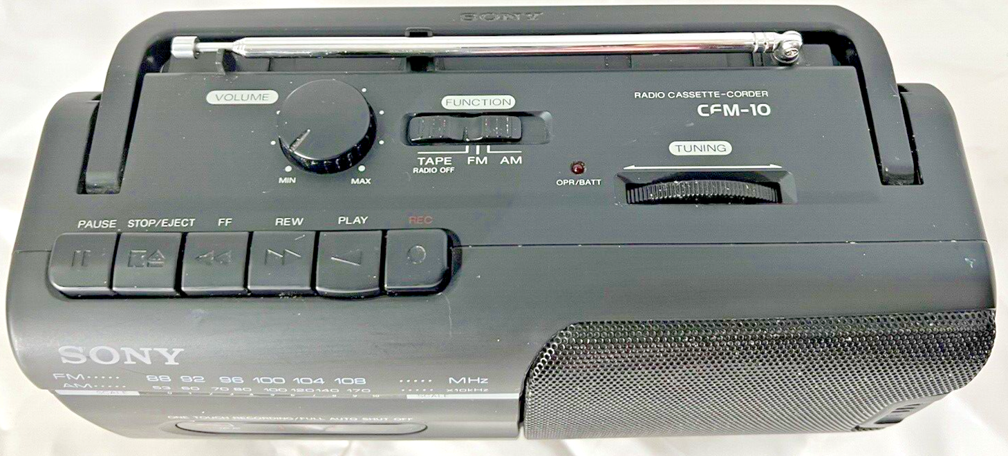 Sony CFM-10 Radio/Cassette Boombox for sale online | eBay