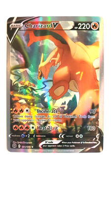 Charizard V (Alternate Full Art) 154/172 Swsh09: Brilliant Stars Holo ...