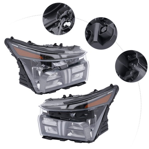 Left+Right LED Halogen Headlights 92102-S2500 2021-2024 For Hyundai ...