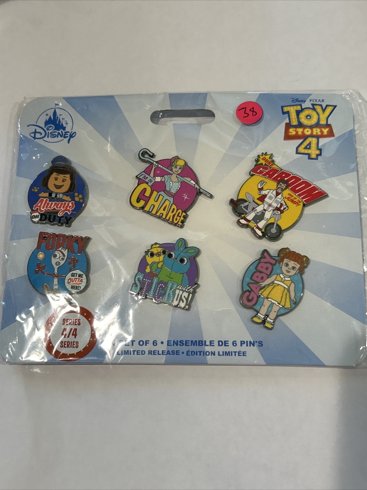 Disney Toy Story Pin Trading Set 2019 Series 1-4 Limited Release All 4 ...