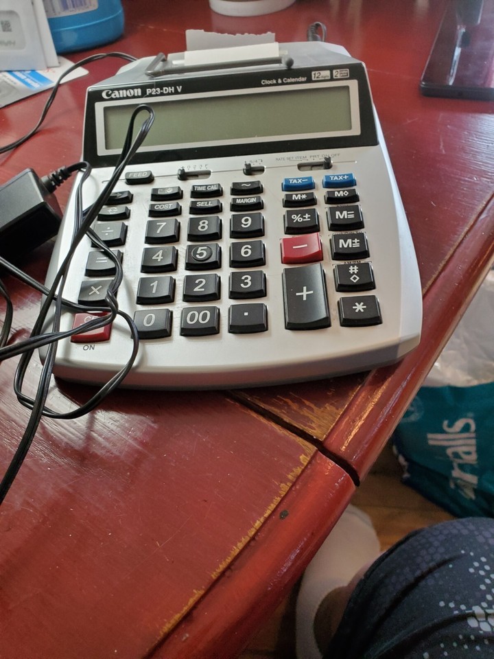 Canon P23-DHV Printing Calculator 13803042931 | eBay