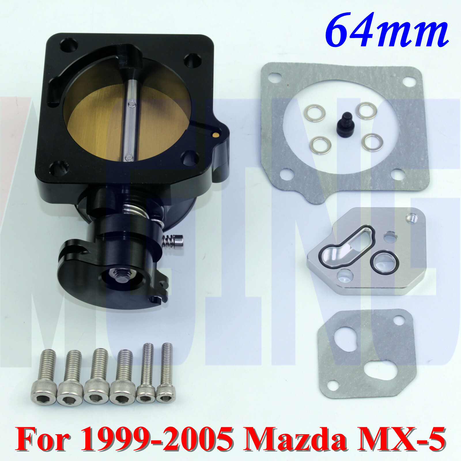 64mm Throttle Body For 1999-2005 Mazda Miata MX-5 L4 BP-4W BP-Z3 Pro ...