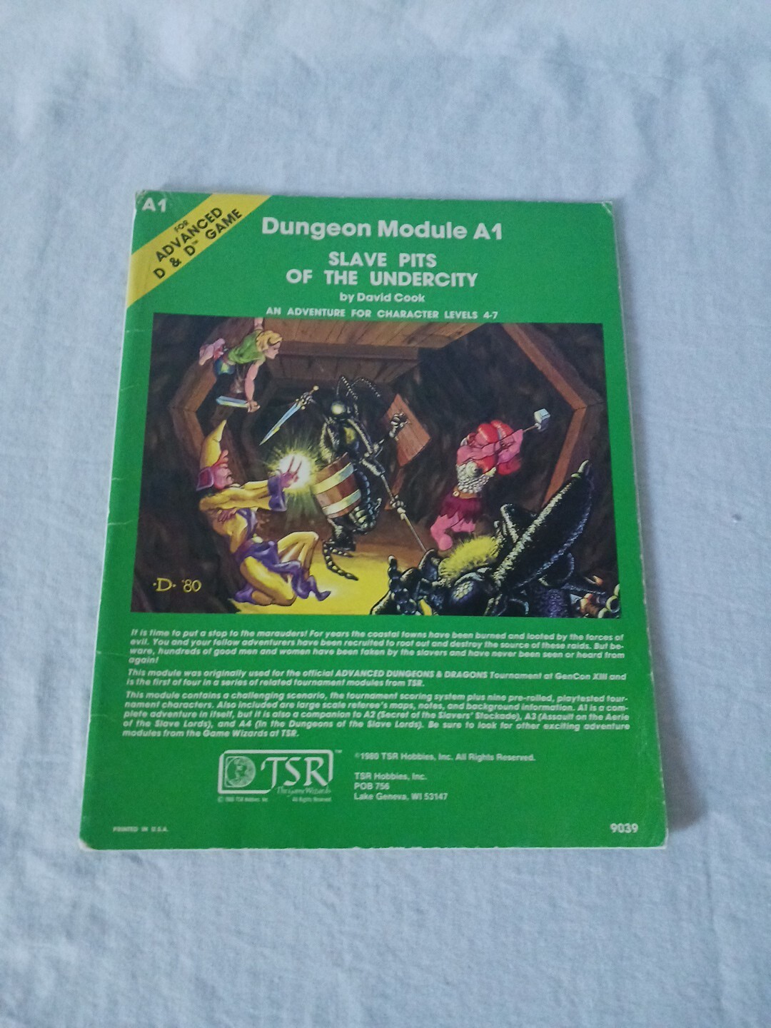 Advanced Dungeon & Dragons Lot: H3 Bloodstone (Map Only)/A1 Slave/U3 ...